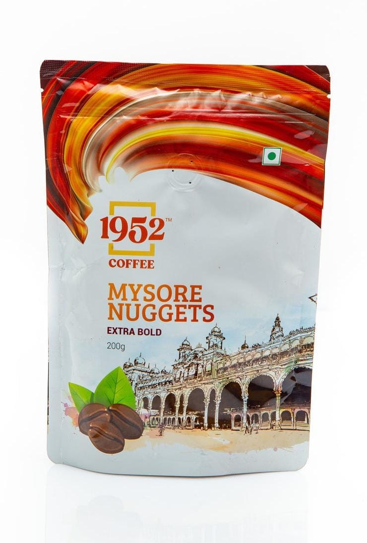 Mysore Nuggets Extra Bold 400GM (100% Pure Coffee ) -1952 Coffee ...